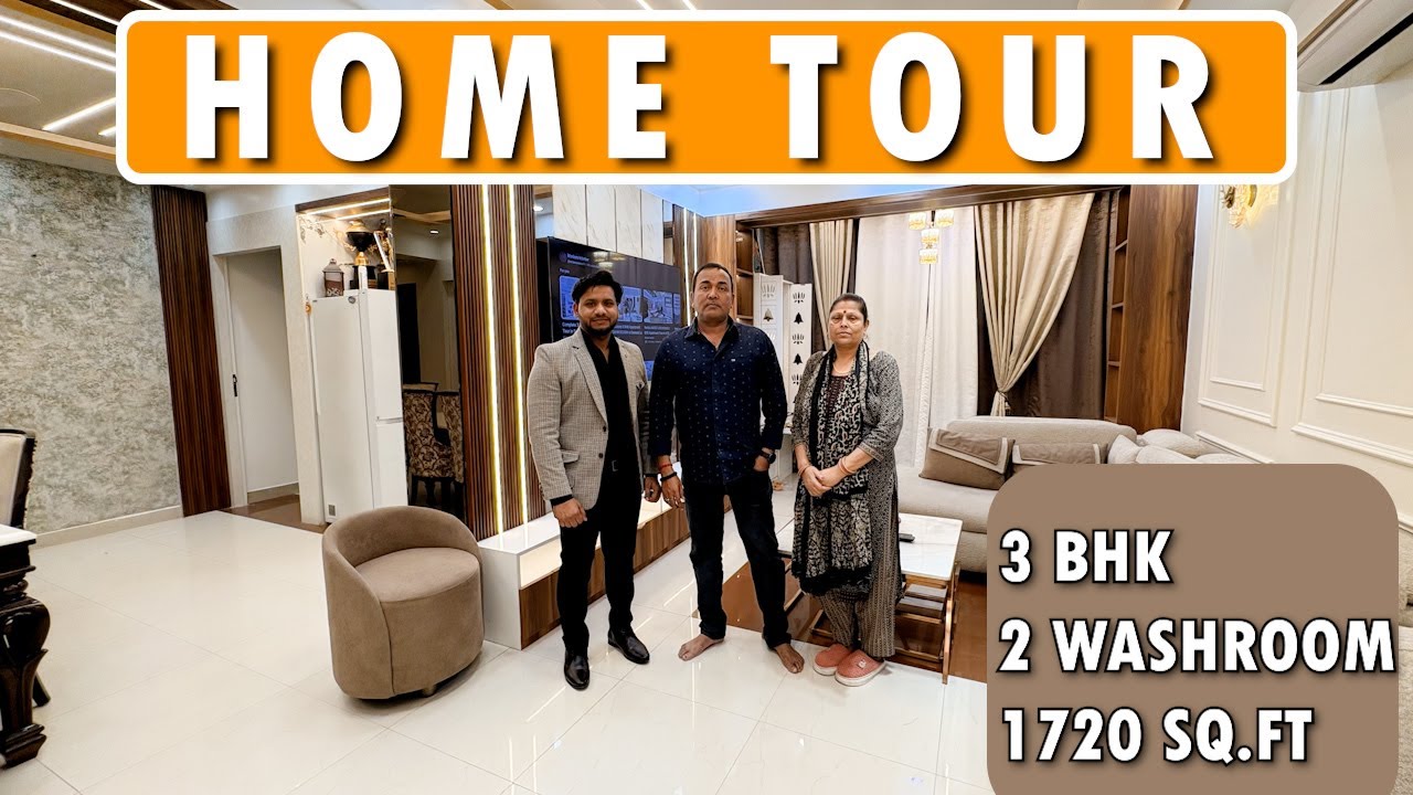 Supertech Icon Indirapuram's MOST LUXURIOUS 3 BHK Interior Design Tour ...