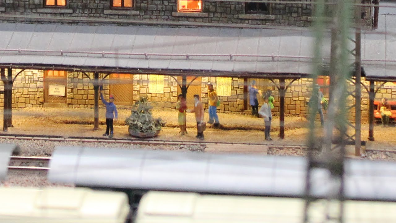 H0 Modellbahn Arlbergbahn - MEC Bregenz - YouTube