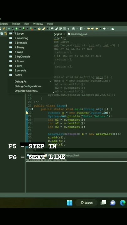 Shortcut keys for debugging | #shorts - YouTube Shortcut keys for debugging | #shorts - YouTube
