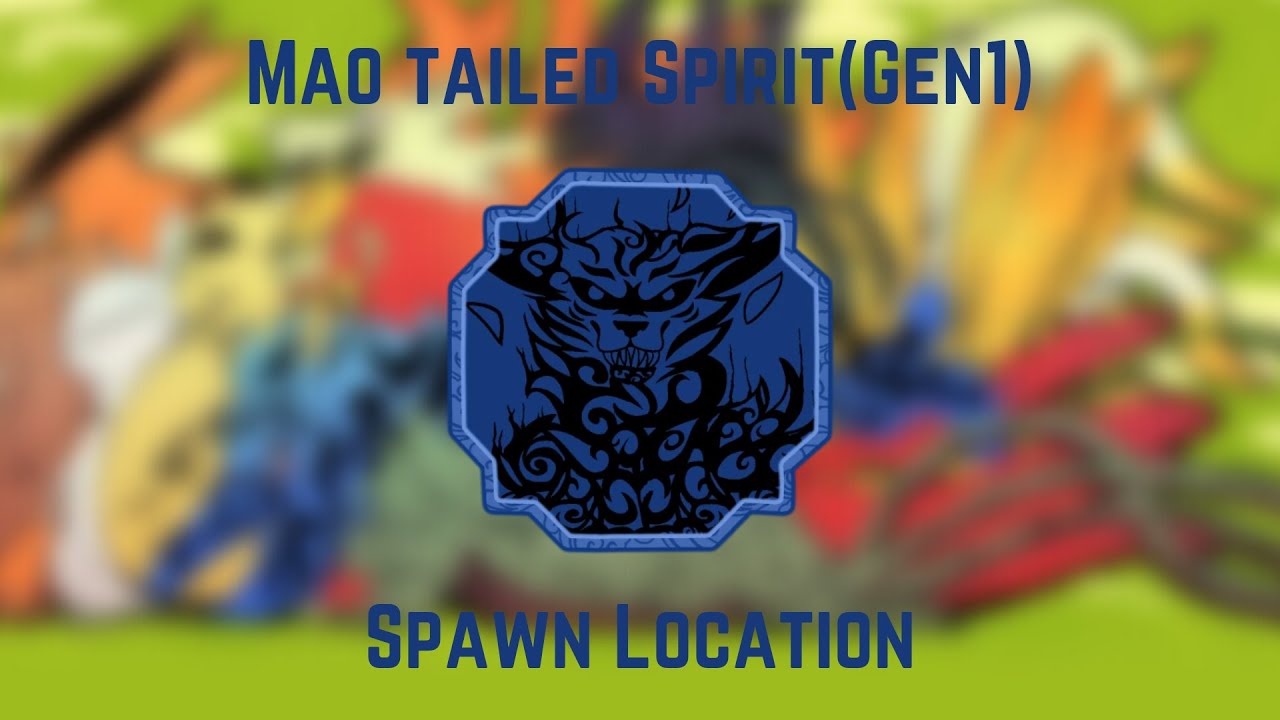 Defeating Mao Tailed Spirit(Gen 1) - Shindo Life 2 - YouTube