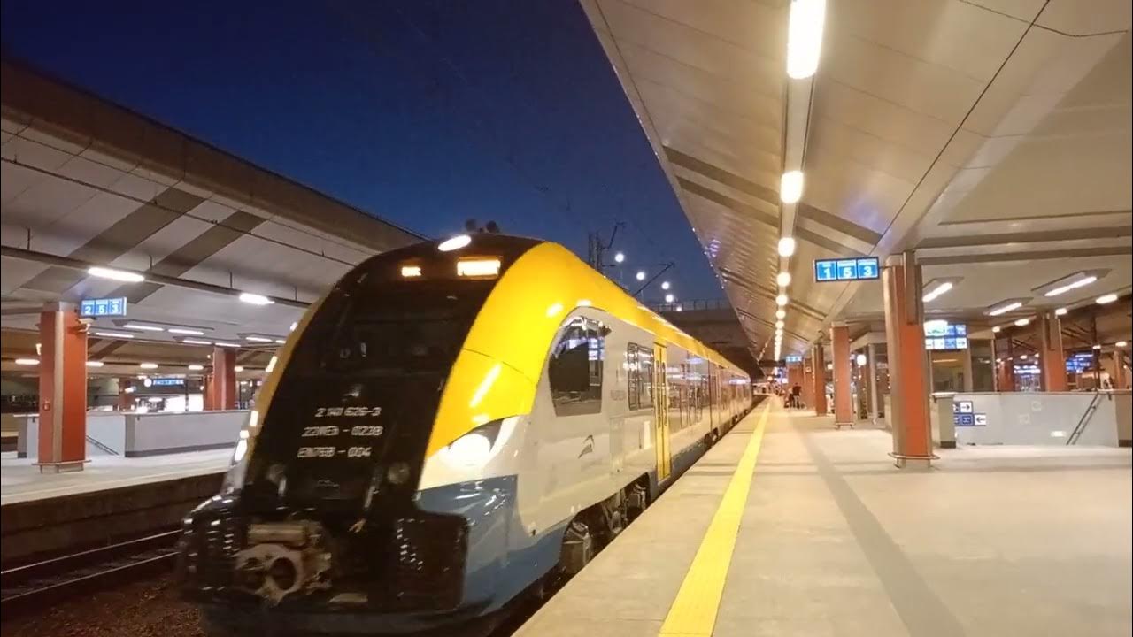 ODJAZD ZE STACJI KRAKÓW GŁÓWNY EN76B-004 JAKO KŁM ,,SKA2" RELACJI:KRAKÓW GŁÓWNY-PODBORY ...