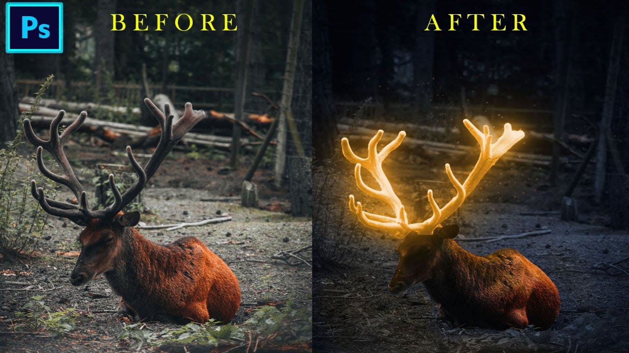 Glow effect - Photoshop tutorial| Glowing effect in Photoshop - YouTube