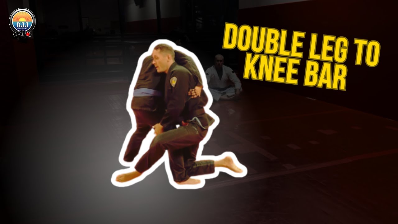 Old School Double Leg to Outside Trip to Knee Bar | BJJ for Breakfast ...