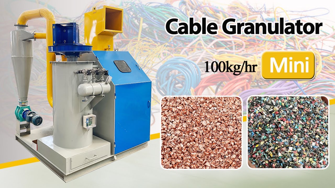 Small Copper Cable Granulator Wire Recycling Machine (100-200kg/h ...