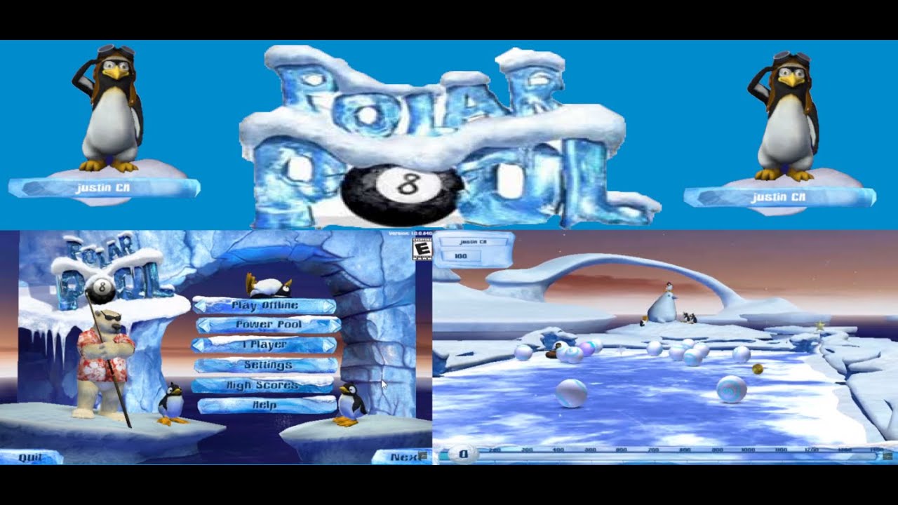 Playing POLAR POOL With A Penguin How Bad Did I Do Let's See Enjoy The ...