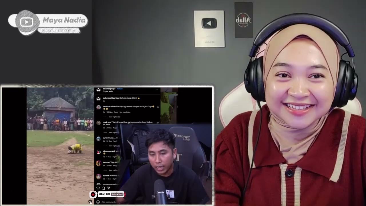 SEMOGA BU RARA GURU PENJAS GAK NONTON INI‼️ - Maya Nadia Reaction Andre Suhen - YouTube