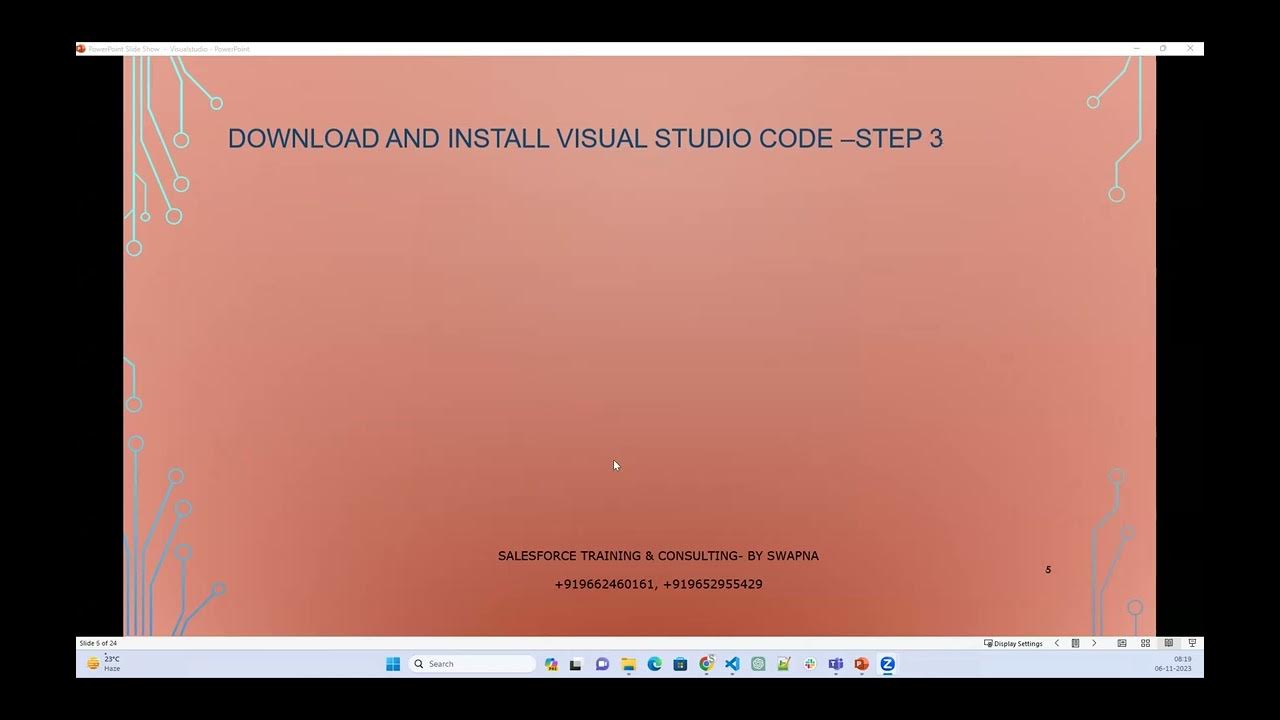 04 Salesforce Lwc Visualstdio Setup Html Javascript Lwc Youtube