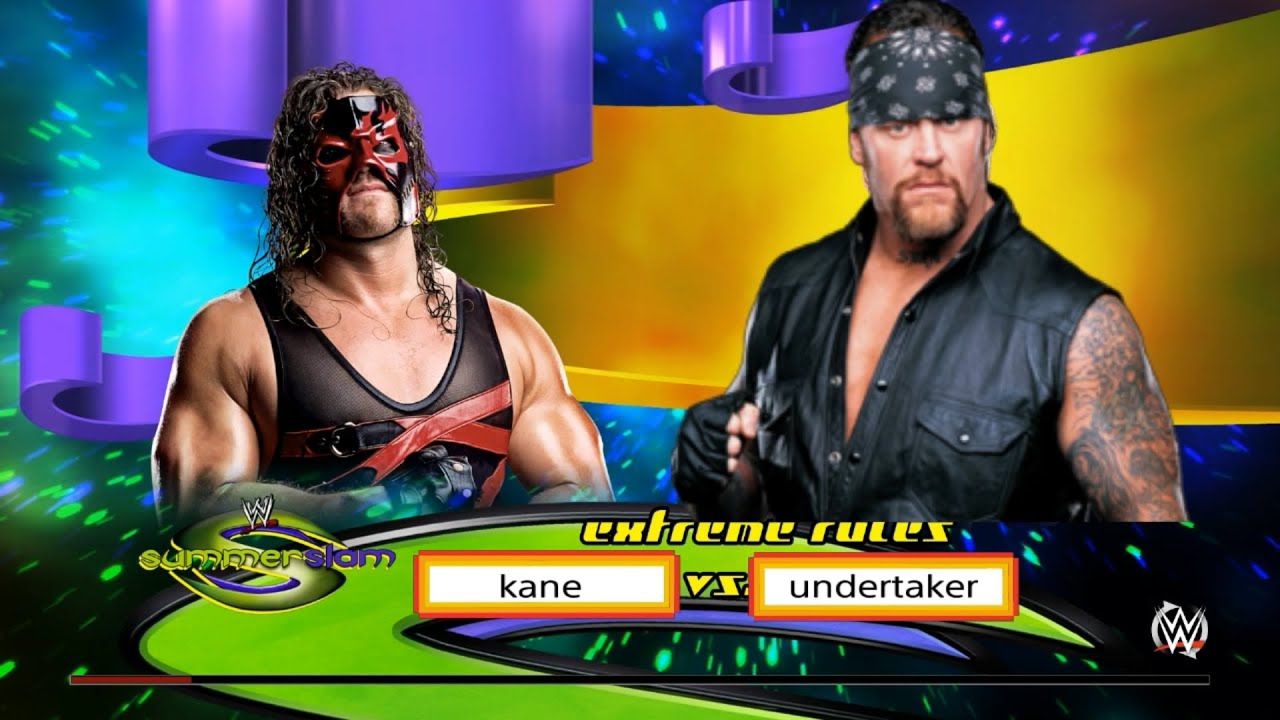 Kane vs Undertaker "American Badass" WWE 2K15 - YouTube