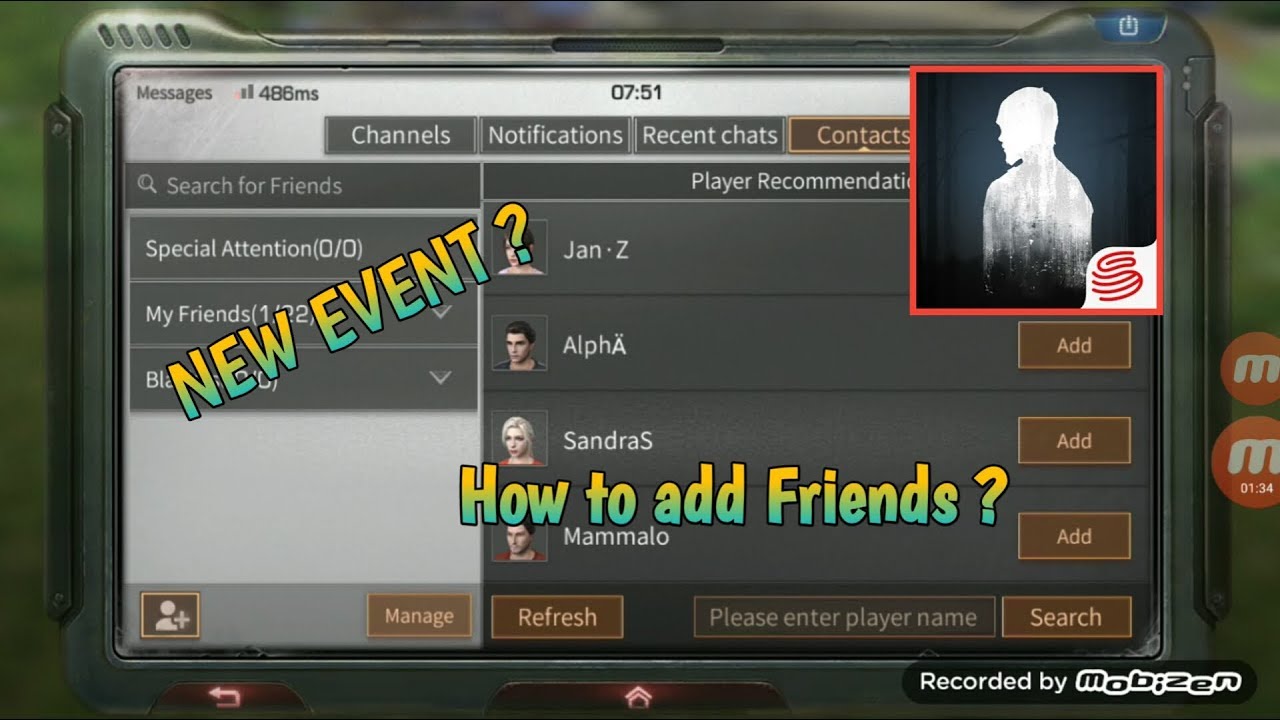 How to add Friends & New Event - LifeAfter - YouTube