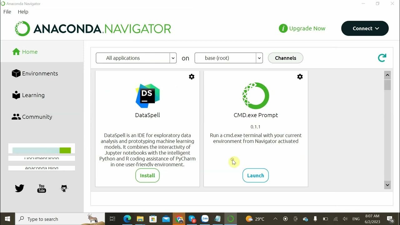 Cài đặt Anaconda (Windows) - Data Analysis - YouTube