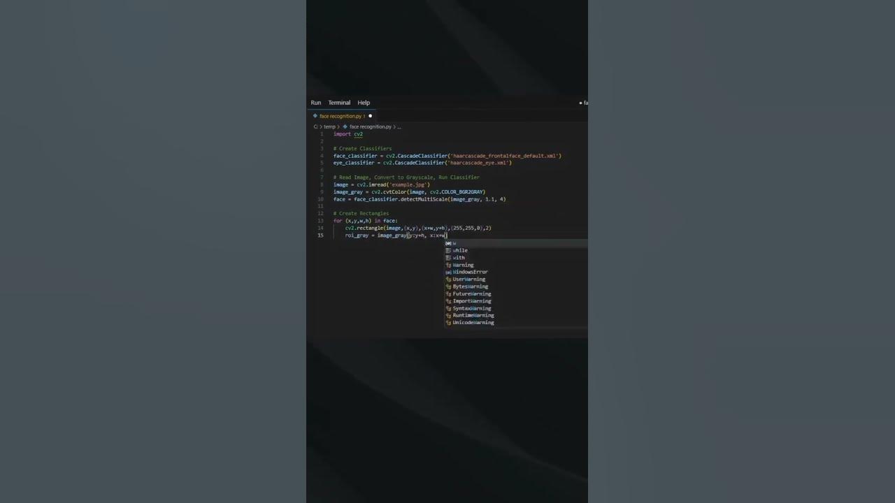 Al Face Detector Facts Codingfacts Javascript Codecoding Python Treanding Memes Youtube