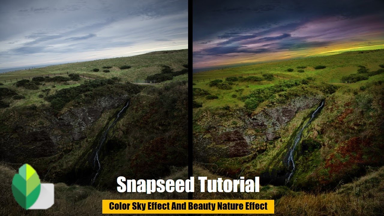 Snapseed - Color Sky And Beauty Nature Effect TUTORIAL Android | Iphone ...