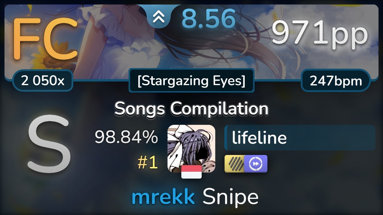 lifeline | ClariS - Songs Compilation [Stargazing Eyes] +HDDT 98.84% ...