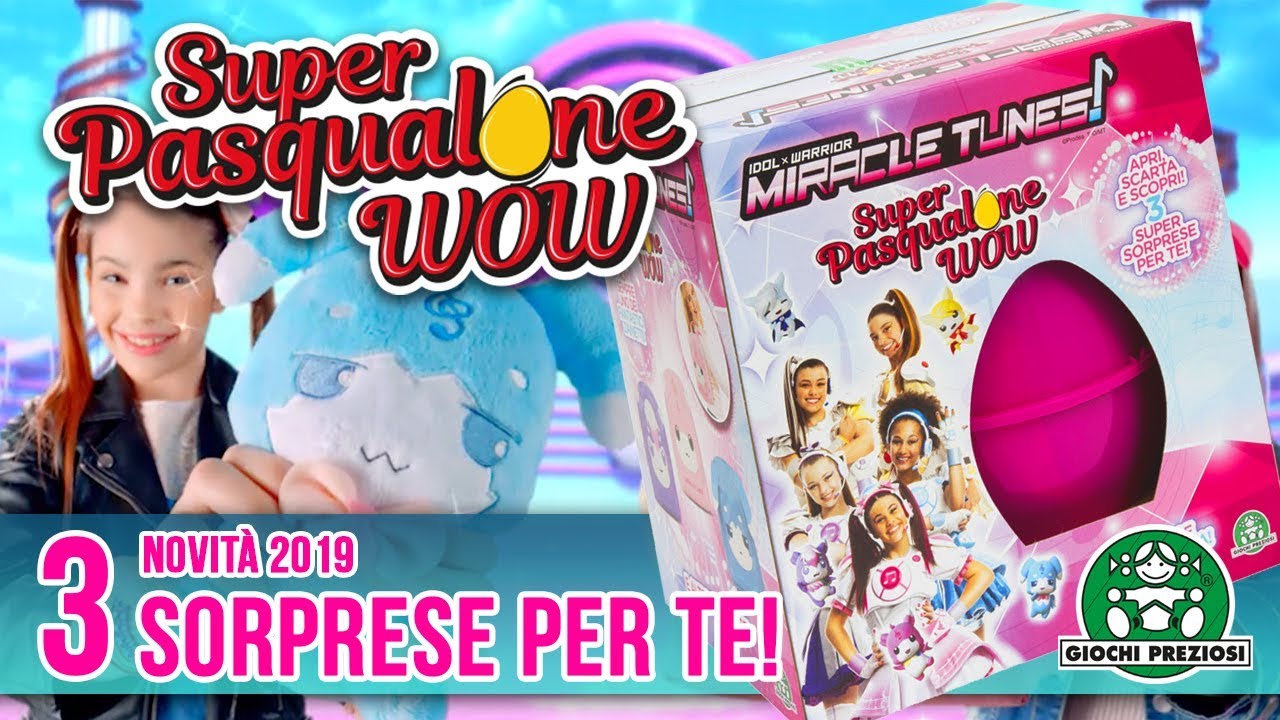 Giochi Preziosi | Super Pasqualone WOW Miracle Tunes - YouTube