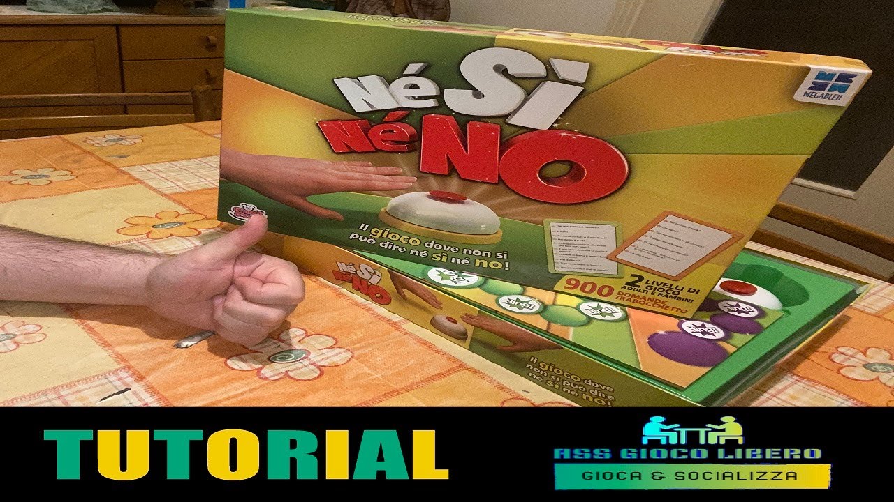 La Difficoltà Di Non Poter Dire “NE SÌ NE NO” TUTORIAL | Gioco Da Tavolo - YouTube