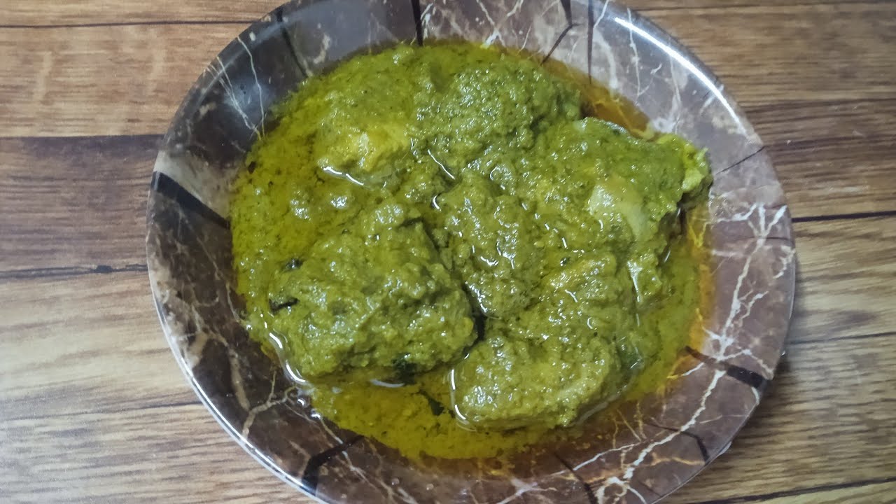 Easy and tasty green chicken gravy 😋 - YouTube