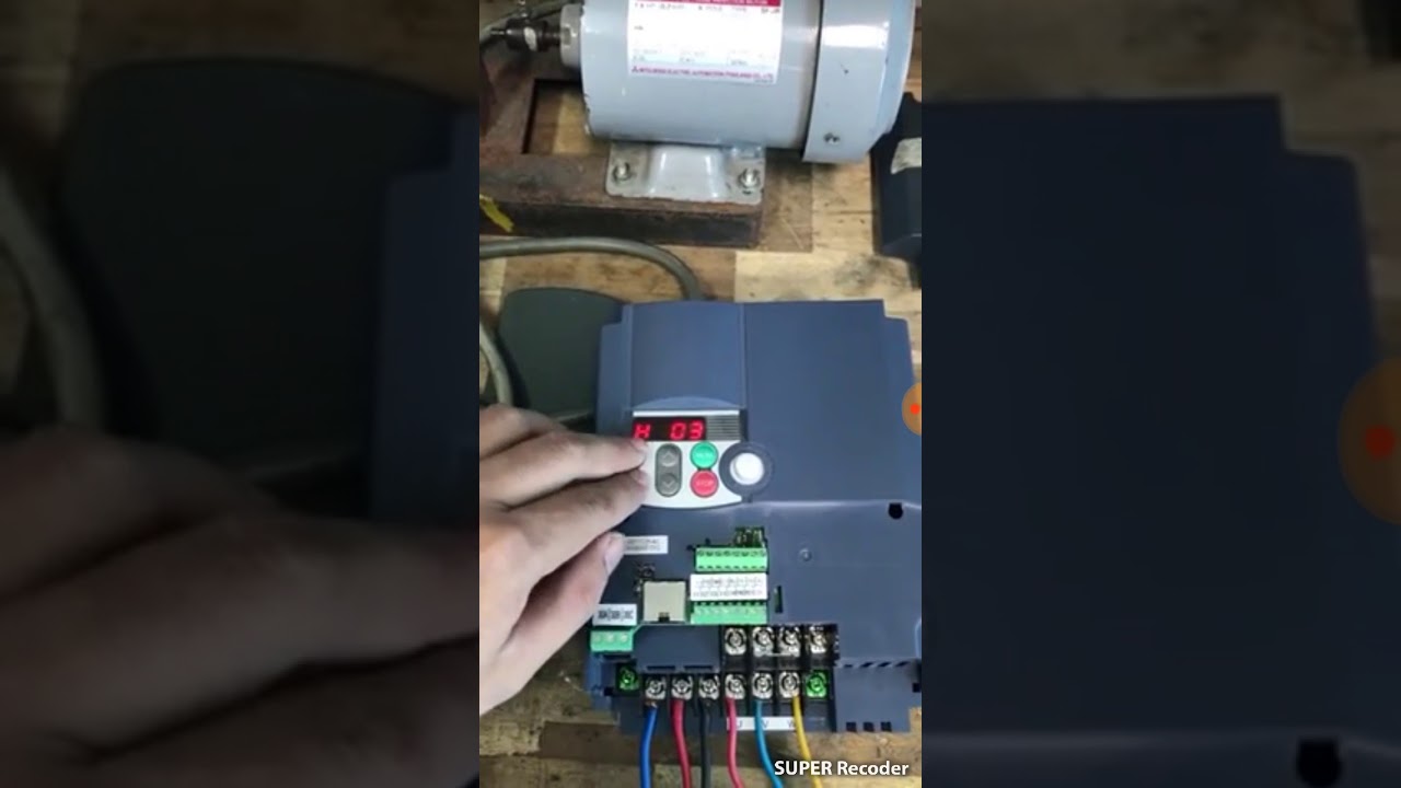 แก้ Alarm Inverter Fuji Oc3 - YouTube