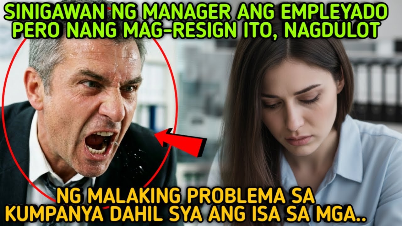 SINIGAWAN NG MANAGER ANG EMPLEYADO PERO NANG MAG-RESIGN ITO, NAGDULOT ...