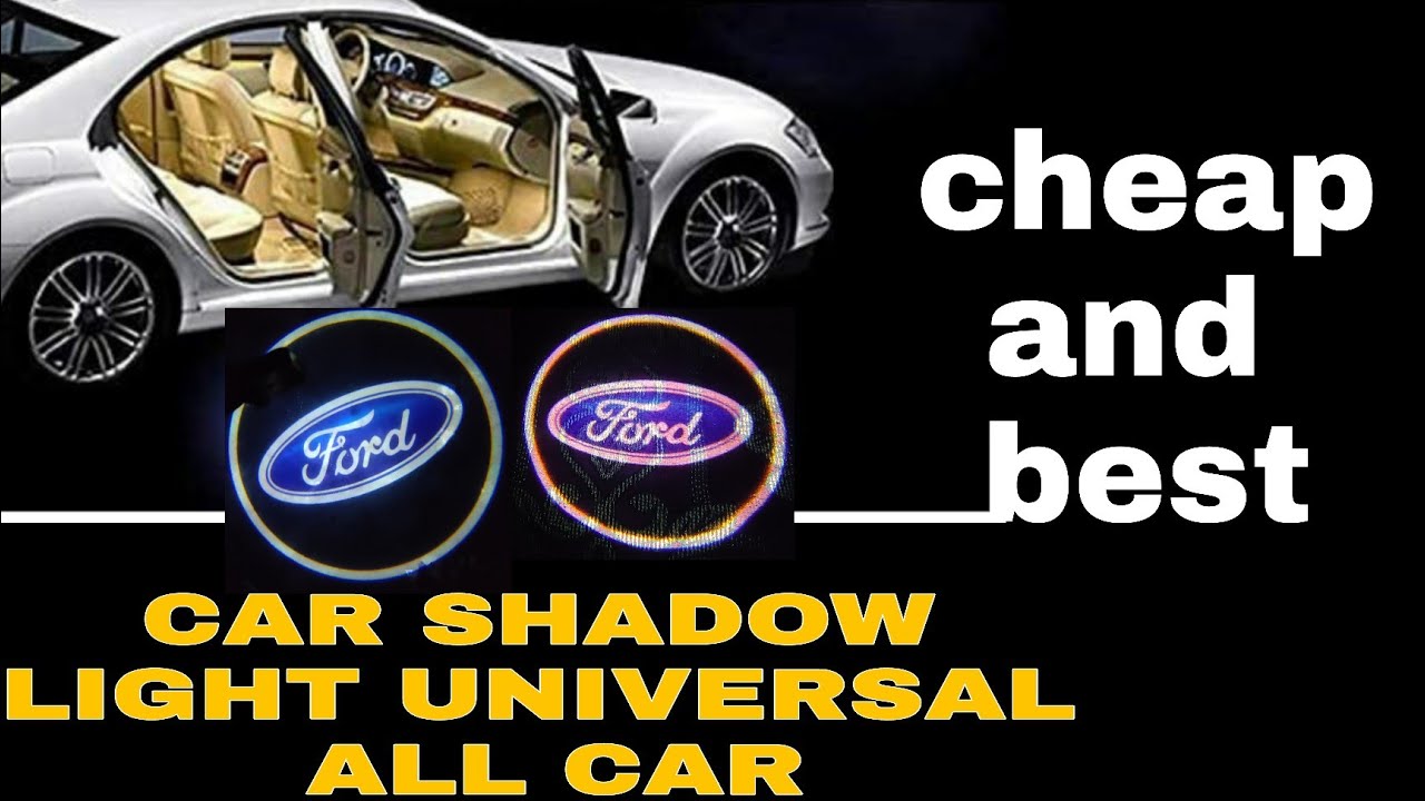 Ford car logo shadow light review and installation 2022 !! only 600 rs ...