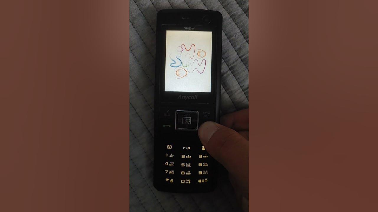 애니콜 듀오(SPH-W5200) 전원 ON/OFF - YouTube