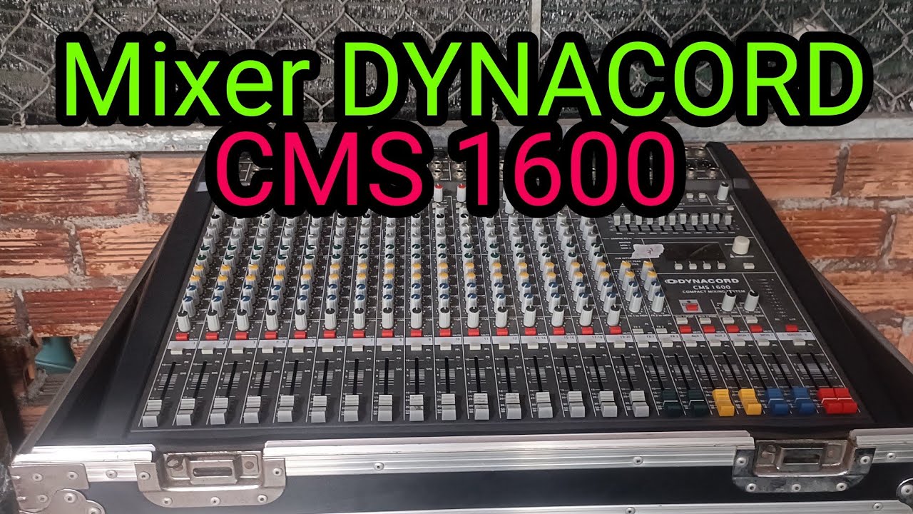 Mixer DYNACORD CMS 1600 LH 0397032422 - YouTube