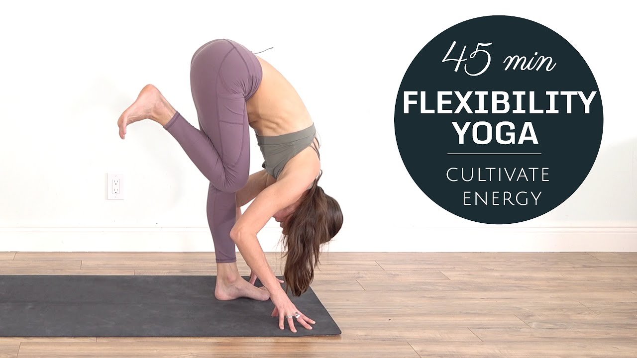 45 Min Yoga Flow [ Total Body Workout ] Awaken, Build Heat & Energy ...
