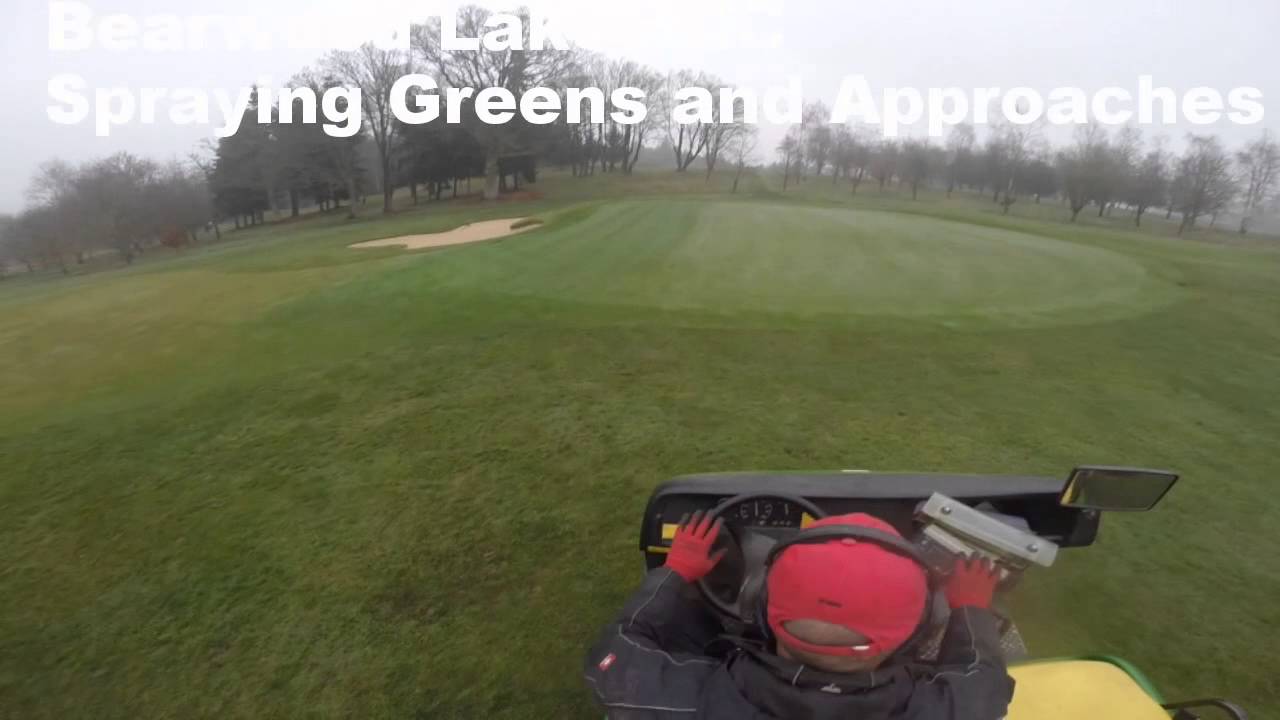 Bearwood Lakes Golf Course Spraying - YouTube