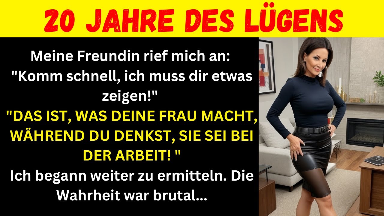 ''Nach 20 Jahren Ehe fand ich heraus, wer meine Frau wirklich war! Wie ...