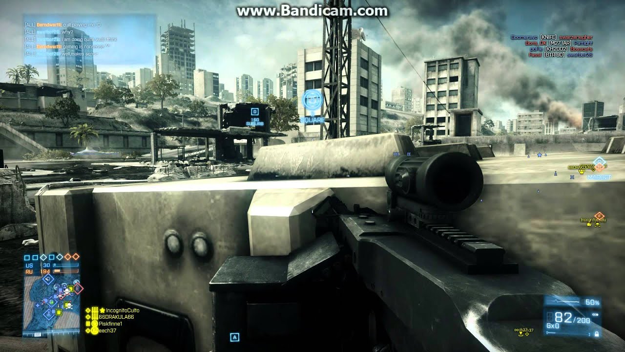 Battlefield 3 gameplay with Color blind mode - YouTube