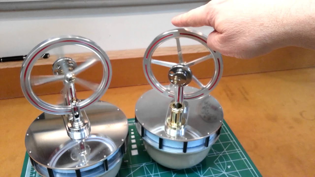 Miser Low Temperature Stirling Engines - YouTube