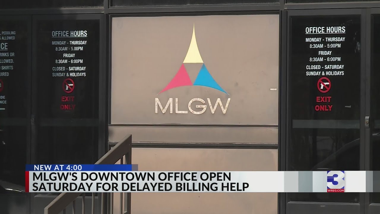 MLGW extends in-person office hours for billing issues - YouTube