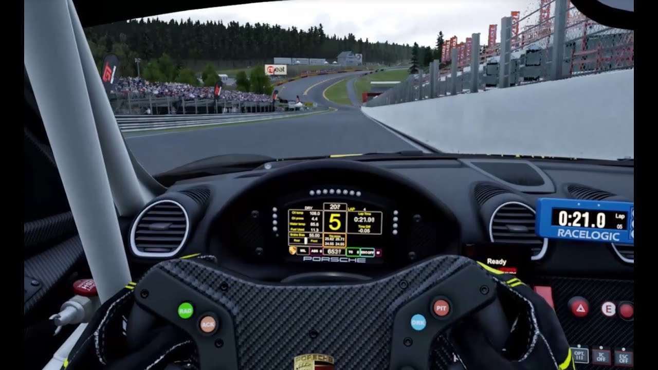 ACC Porsche @ Spa in VR - YouTube