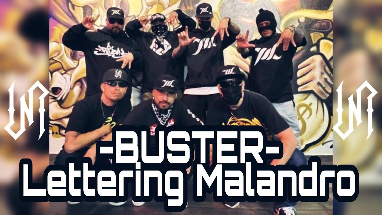 BUSTER Y SU LETERING MALANDRO TATTOO - YouTube