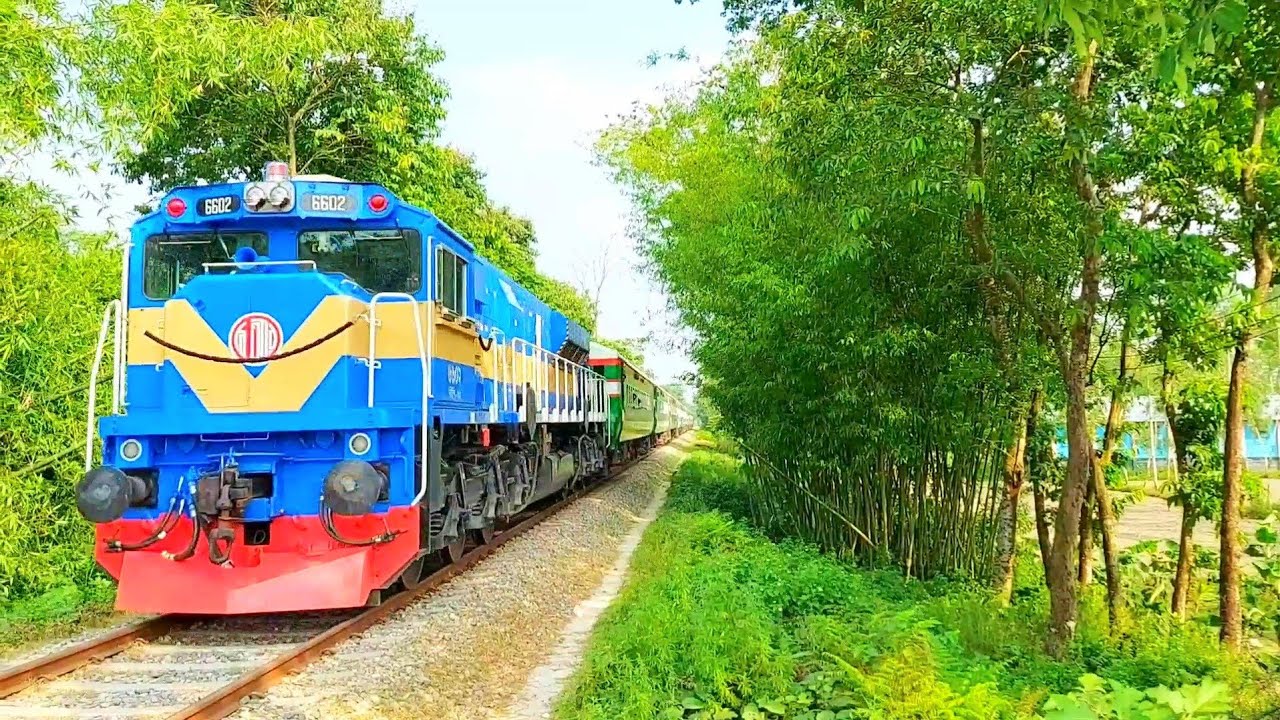 A American EMD & Indonesian PT-INKA Service ll Bangladesh Railway ll ...