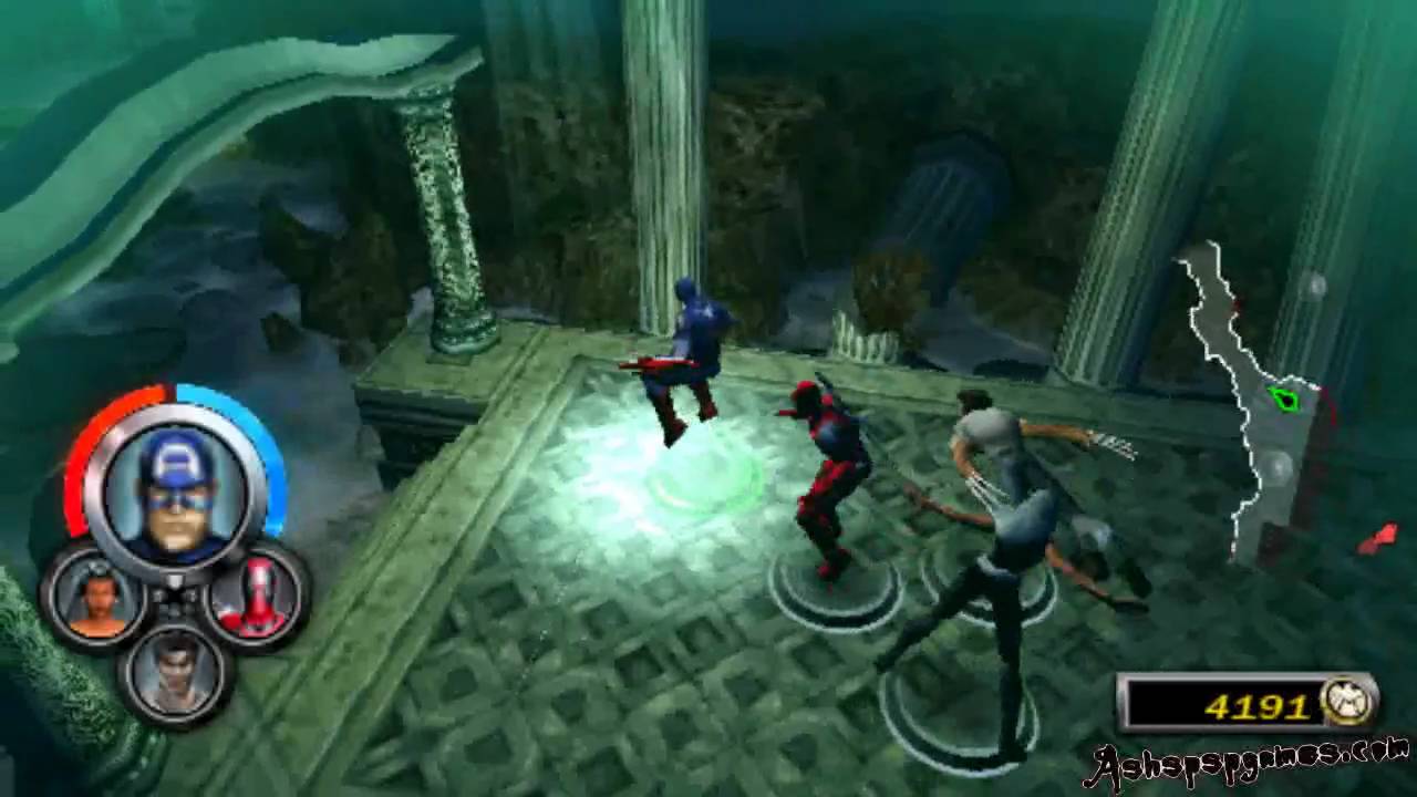 Marvel Ultimate Alliance - PSP - #03. Atlantis [3/5] - YouTube
