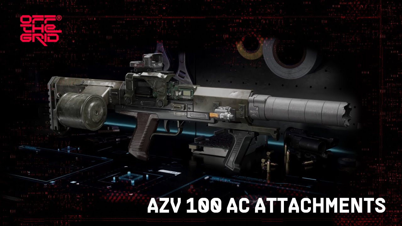 Off The Grid – Weapon Showcase: AZV 100 AC Attachments - YouTube