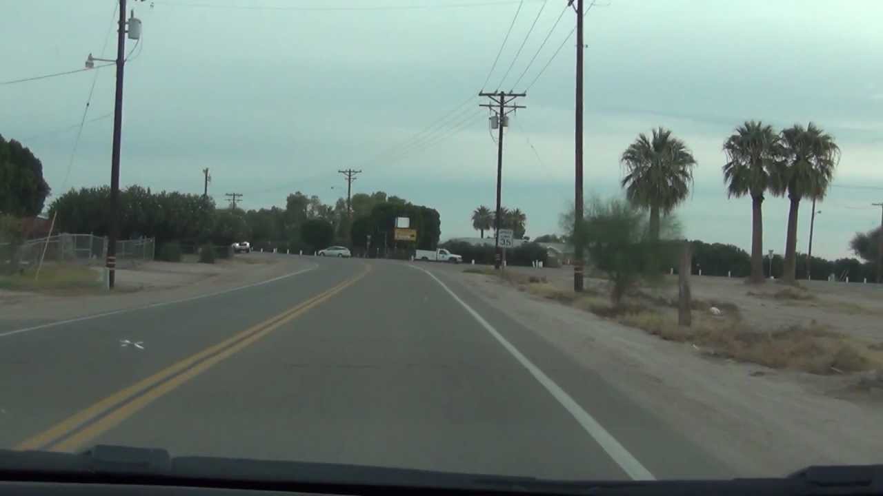 Driving through Quechan Tribe's Indian Reservation, Fort Yuma, CA, 16 ...