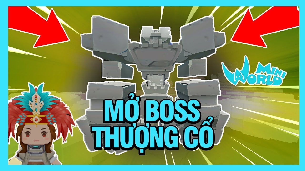 Mini World Sinh Tồn #47 : Kiro mở boss mặt trăng ra và cái kết :( - YouTube