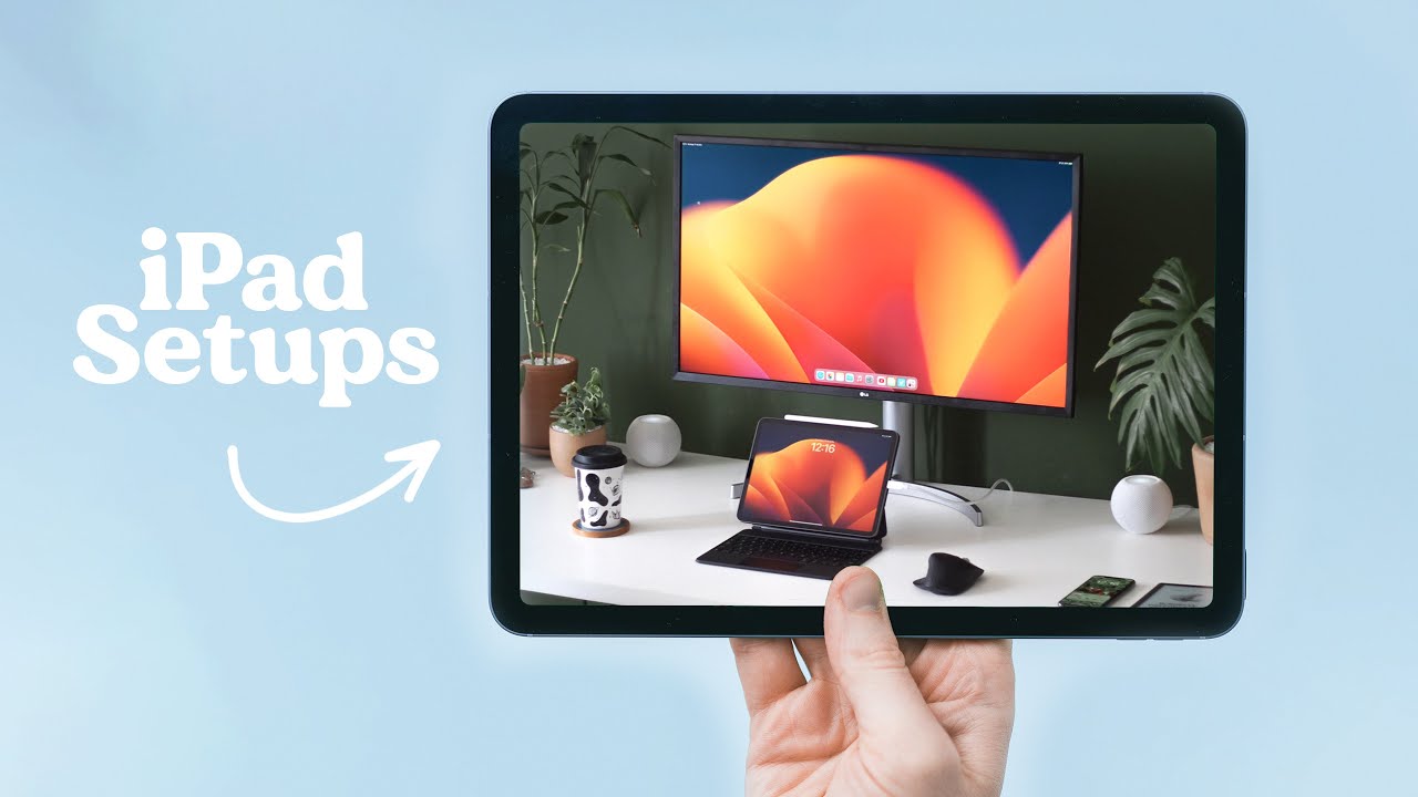 Reviewing YOUR iPad Desk Setups ! - YouTube