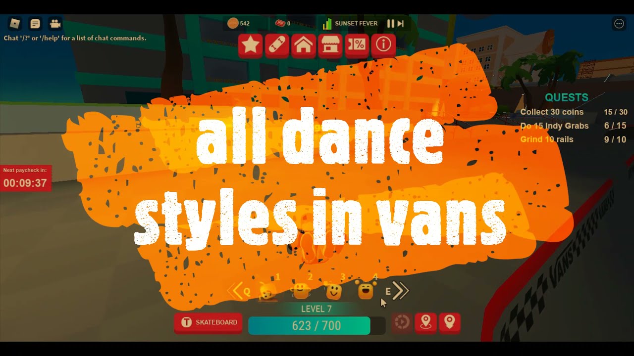 ALL AWSOME DANCE MOVES IN VANCE - YouTube