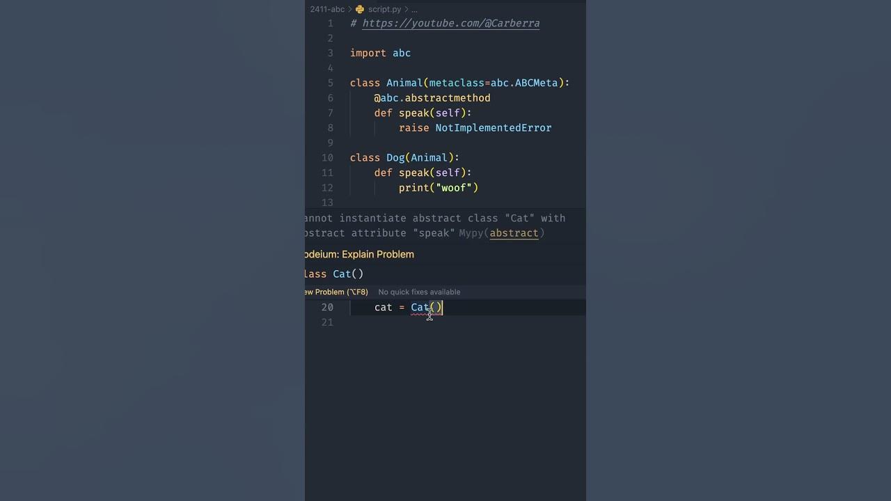 Use THIS in your subclasses #python #coding #howto - YouTube
