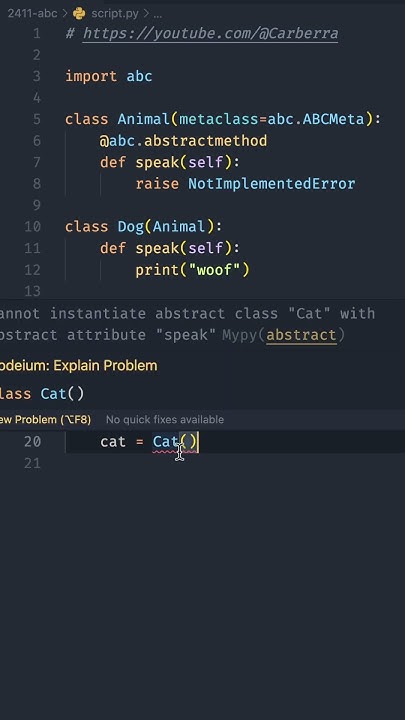 Use THIS in your subclasses #python #coding #howto - YouTube