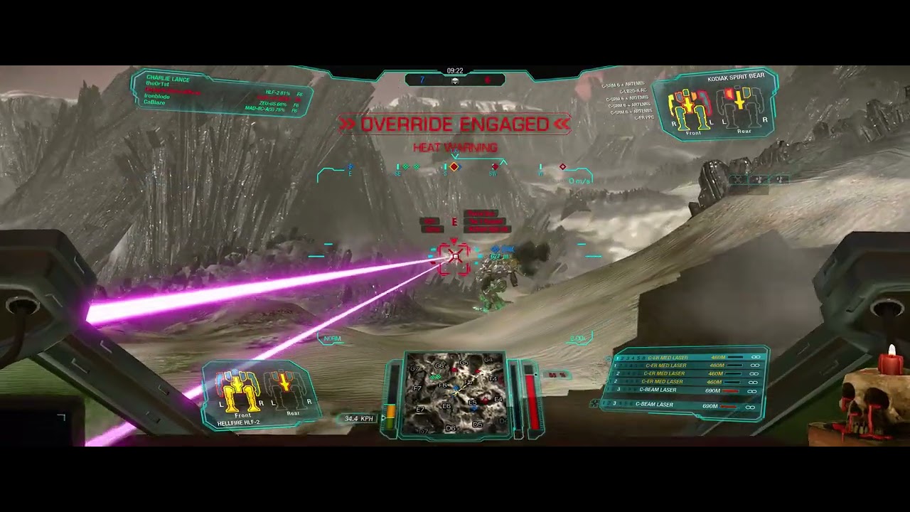 MWO Quickplay | Hellfire HLF-2 | First Time Using Beam Laser - Went Well - YouTube