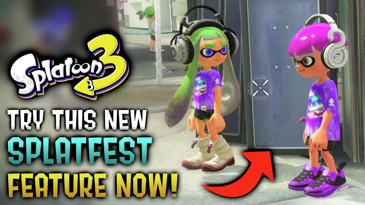 Try This NEW Splatfest Feature NOW! - Splatoon 3 - YouTube