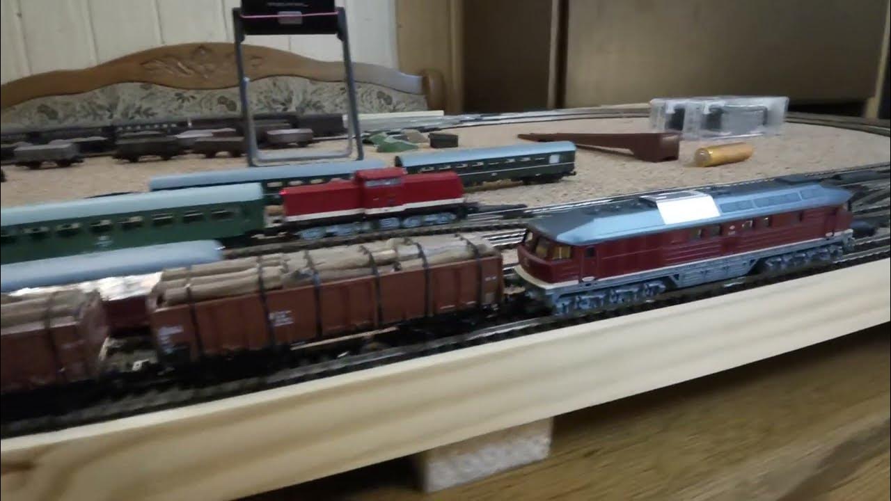 Neue Brawa BR 132 009-2 mit Holzstamm-Zug. - YouTube