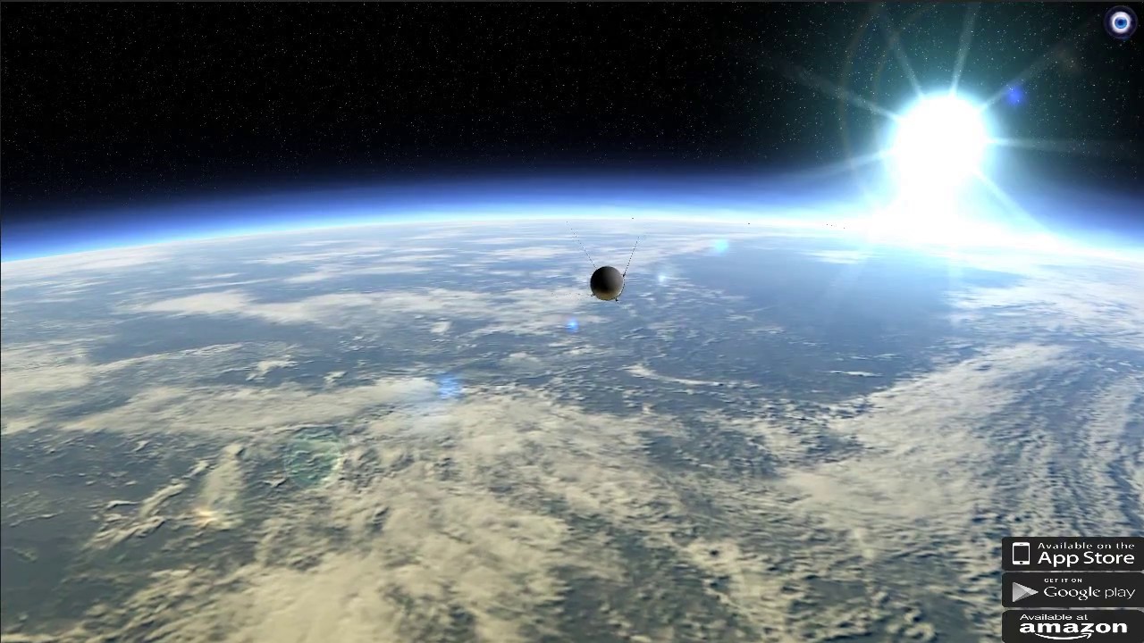 Space Simulator Sputnik 1 Satellite - YouTube