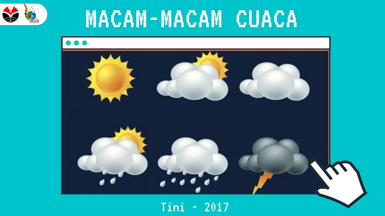 Macam-macam Cuaca || Kelas 3 Tema 5 subtema 1 || KKN Tematik - YouTube