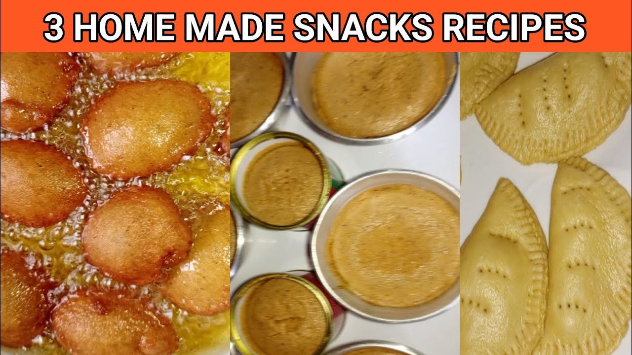 3 SNACKS RECIPES you can make at home - Simple Recipes - YouTube