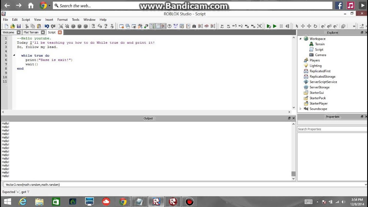 Roblox Scripting How To Do While True Do Youtube