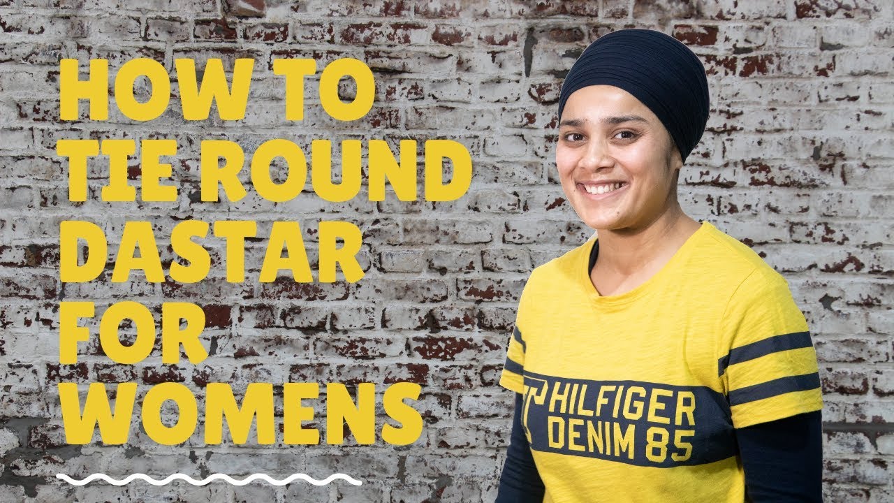 Round Dastar Tutorial for Females | By Saravjeet Kaur | SinghStation Australia - YouTube